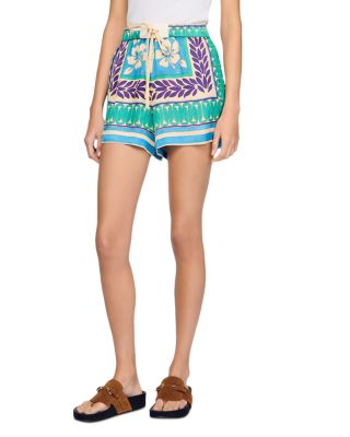 Click here for Sandro Short Floral Print Shorts prices