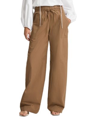 Click here for Vince Mid Rise Cotton Drawstring Pants prices