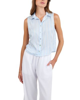 Click here for Bella Dahl Clean Sleeveless Button Down Top prices