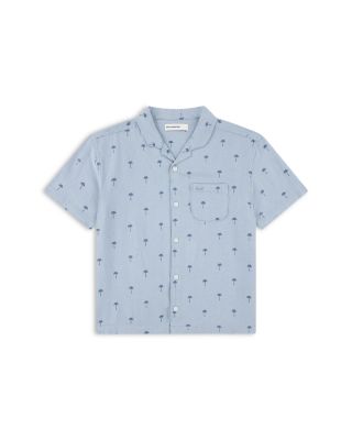 Click here for abercrombie kids Boys Linen-Blend Camp Shirt - Big... prices