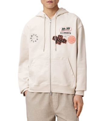 Click here for Allsaints Patcher Zip Through Hoodie prices