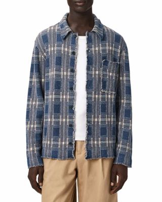 Click here for Allsaints Solmar Plaid Cardigan Sweater prices