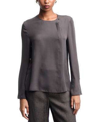 Click here for Emporio Armani Double Georgette Silk Blouse prices