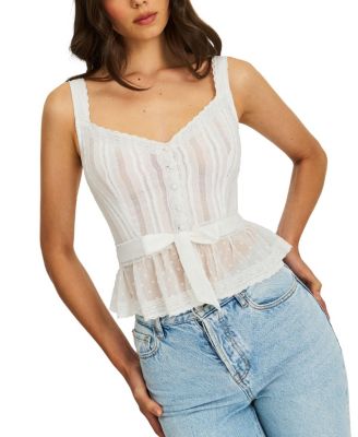 Click here for Miss Circle Aliya Cotton Poplin Button Up Sleevele... prices