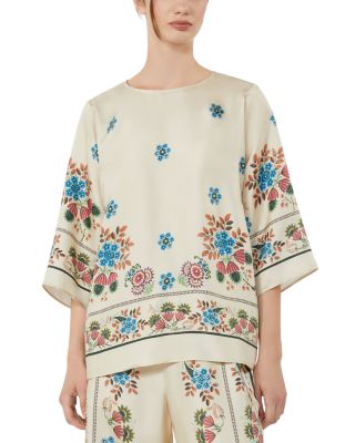 Click here for Weekend Max Mara Wkdsamba Silk Top prices