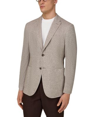 Click here for Boggi Milano Regular Fit Textured Linen Jacket prices