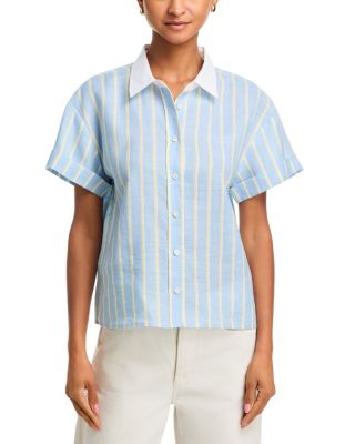 Click here for Frame The Linen Boardwalk Shirt prices