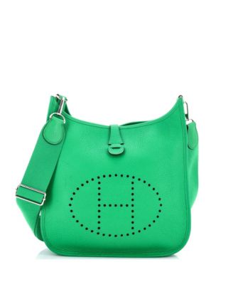 Click here for Pre-Owned HERMES Pm Evelyne Bag Gen Iii Clemence prices