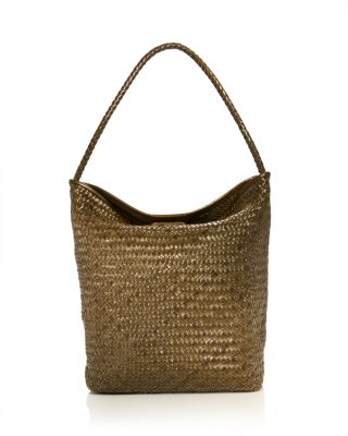 Click here for Madewell Signature Woven Leather Bucket Bag prices