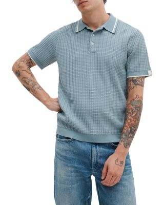 Click here for rag & bone Harvey Rib Polo Shirt prices