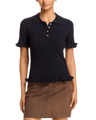 Click here for T Tahari Half Placket Polo prices