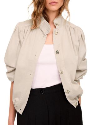 Click here for Mint Velvet Womens Cotton Blend Jacket prices