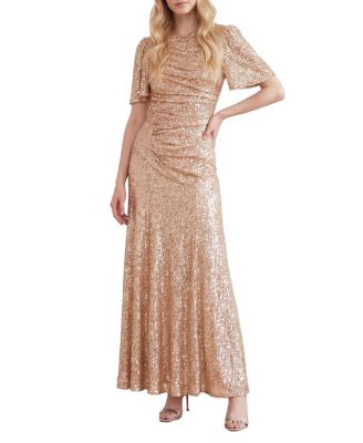 Click here for Needle & Thread Valentina Round Neck Maxi Dress prices