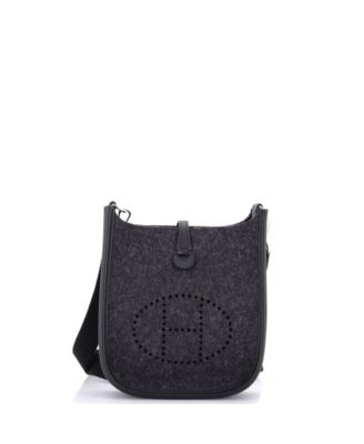 Click here for Pre-Owned HERMES Tpm Evelyne Bag Gen Iii Felt prices