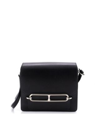 Click here for Pre-Owned HERMES 18 Roulis Bag Evergrain prices