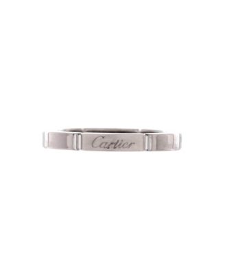 Click here for Pre-Owned Cartier Maillon Panthere Band Ring 18K W... prices