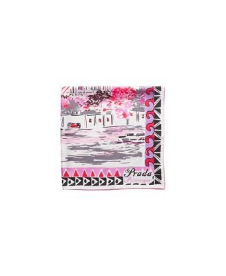 Click here for Prada Pittoresque Paris Printed Silk Foulard Scarf prices