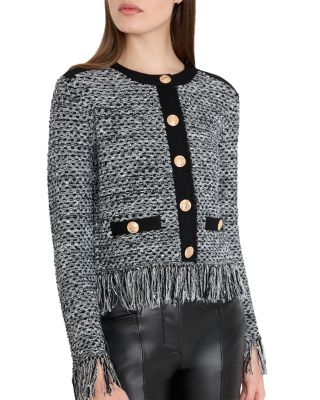 Click here for Milly Kaia Crewneck Cardigan Sweater prices