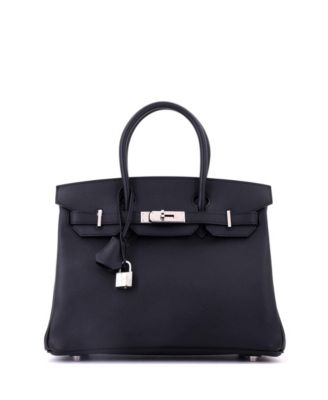 Click here for Pre-Owned HERMES Birkin 30 Handbag Black Epsom wit... prices