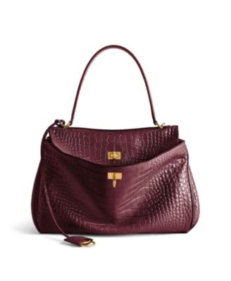 Click here for Balenciaga Rodeo Medium Handbag Crocodile Embossed prices