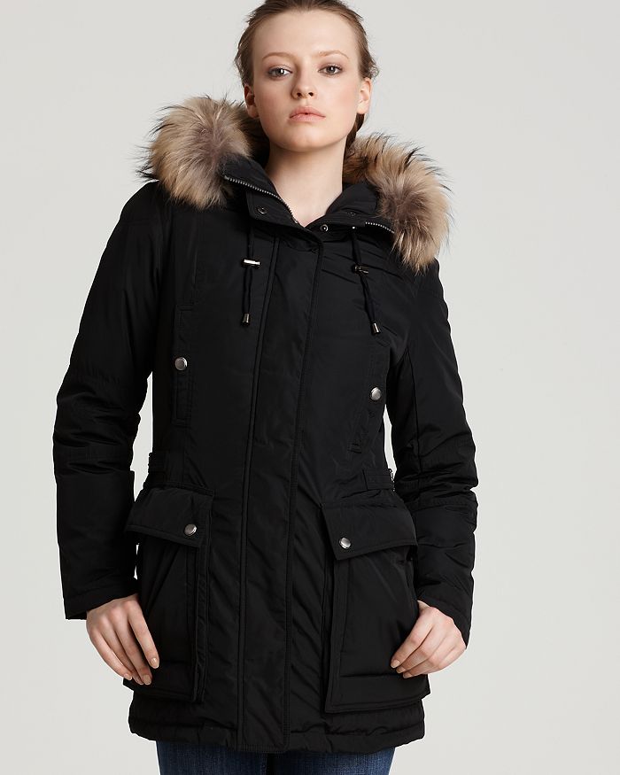 Andrew Marc Hooded Down Coat | Bloomingdale's