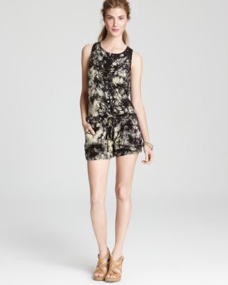 C&C California Romper - Crystal Wash | Bloomingdale's