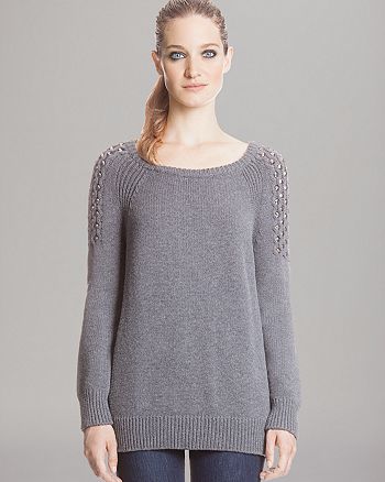 Sandro Stud Embellished Sweater | Bloomingdale's