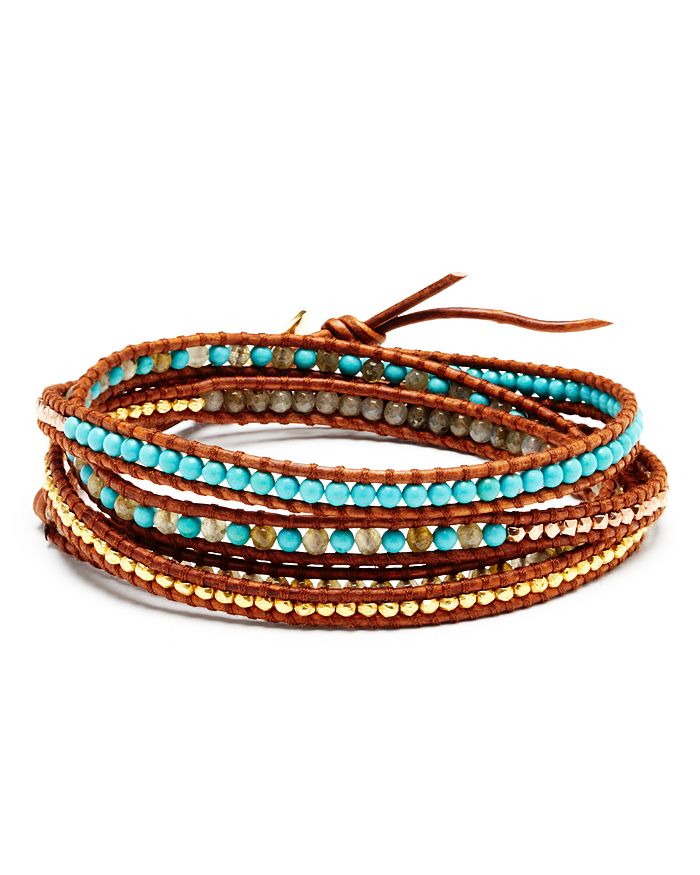 Chan Luu Turquoise Mix Wrap Bracelet | Bloomingdale's