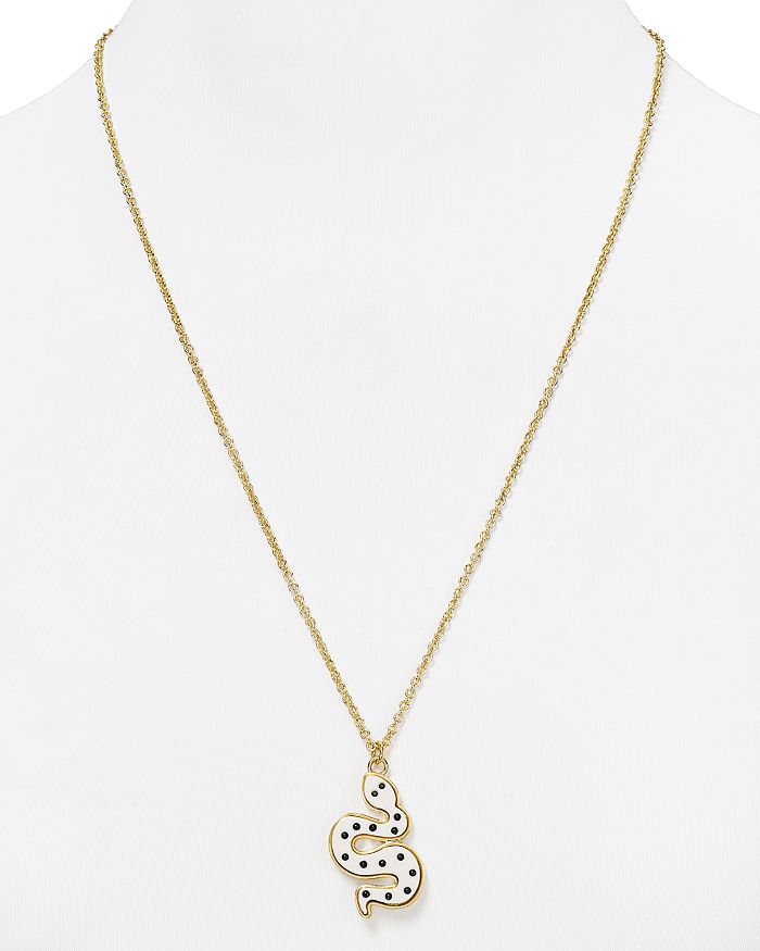 MARC JACOBS MARC BY Squiggly Snake Pendant Necklace, 23" | Bloomingdale's