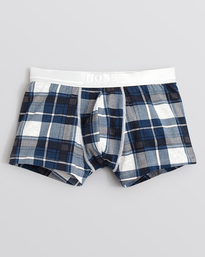 BOSS BOSS Plaid Boxer Briefs | Bloomingdale's