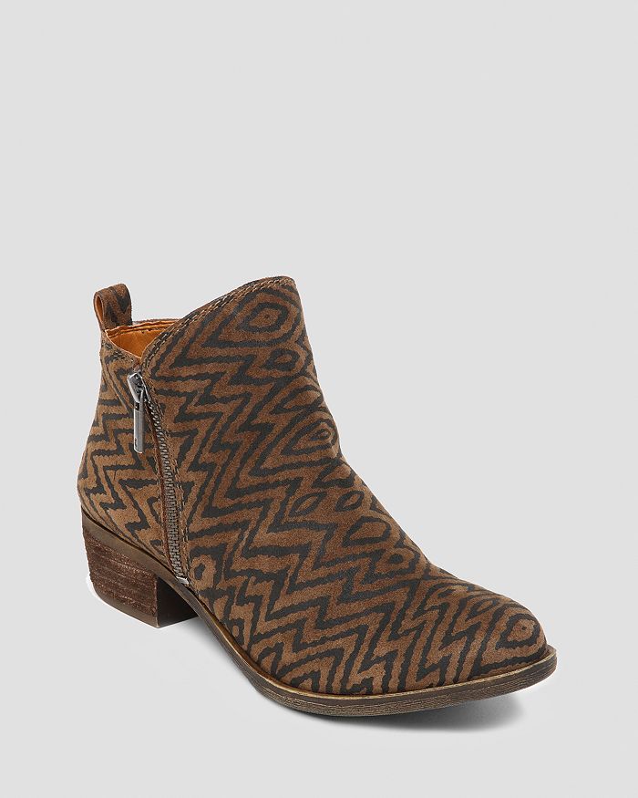 Lucky Brand Booties - Basel Zipper | Bloomingdale's