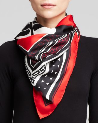 Jonathan Adler Oui Oui Silk Square Scarf | Bloomingdale's