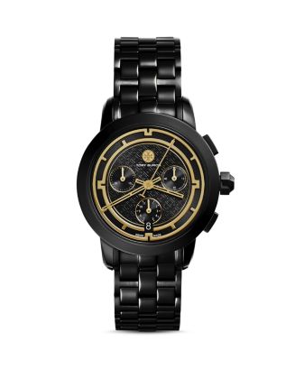 Tory Burch The Tory Chronograph Watch, 37mm | Bloomingdale's