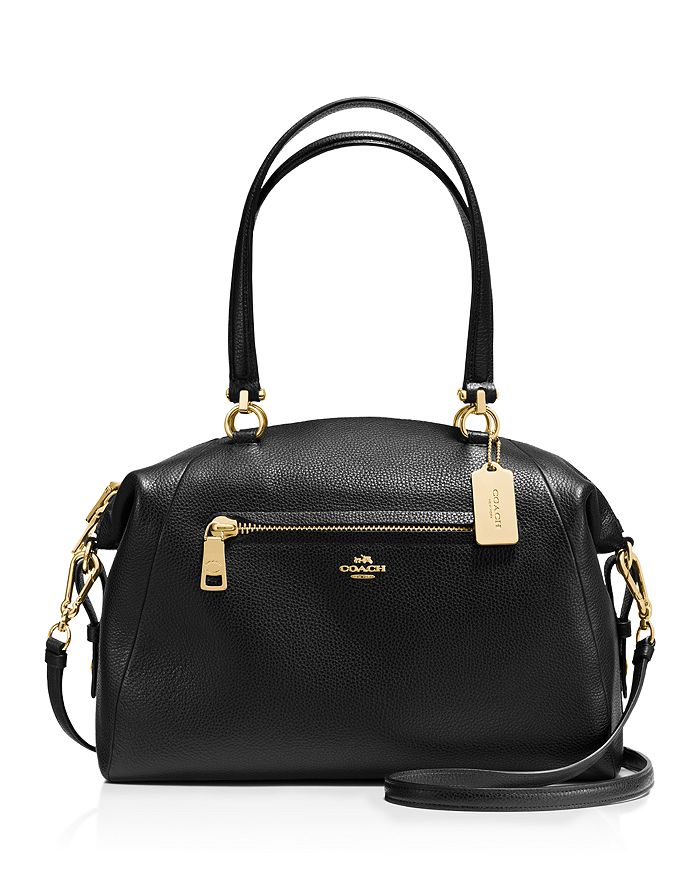 COACH Large Prairie Satchel in Pebble Leather | Bloomingdale's