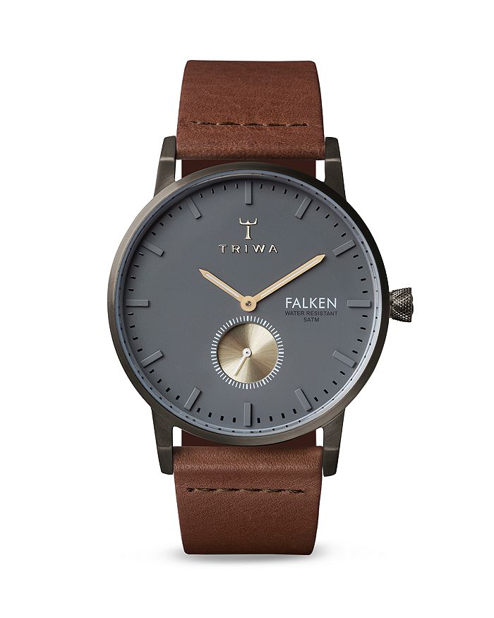 Triwa Falken Leather Strap Watch, 38mm | Bloomingdale's
