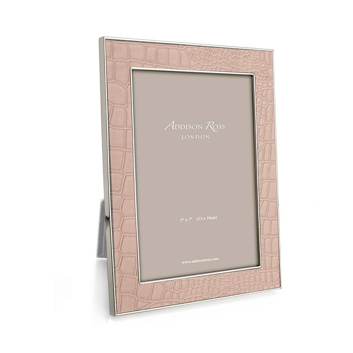 Addison Ross 5" x 7" Faux Croc Mocha Frame | Bloomingdale's