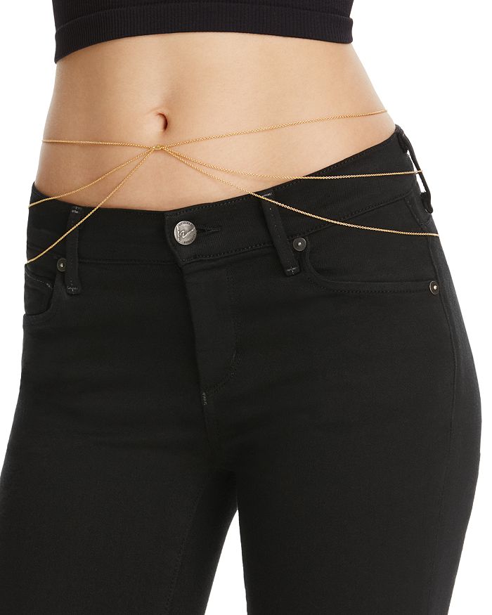 Rebecca Minkoff Pyramid Three-Row Belly Chain, 29" | Bloomingdale's