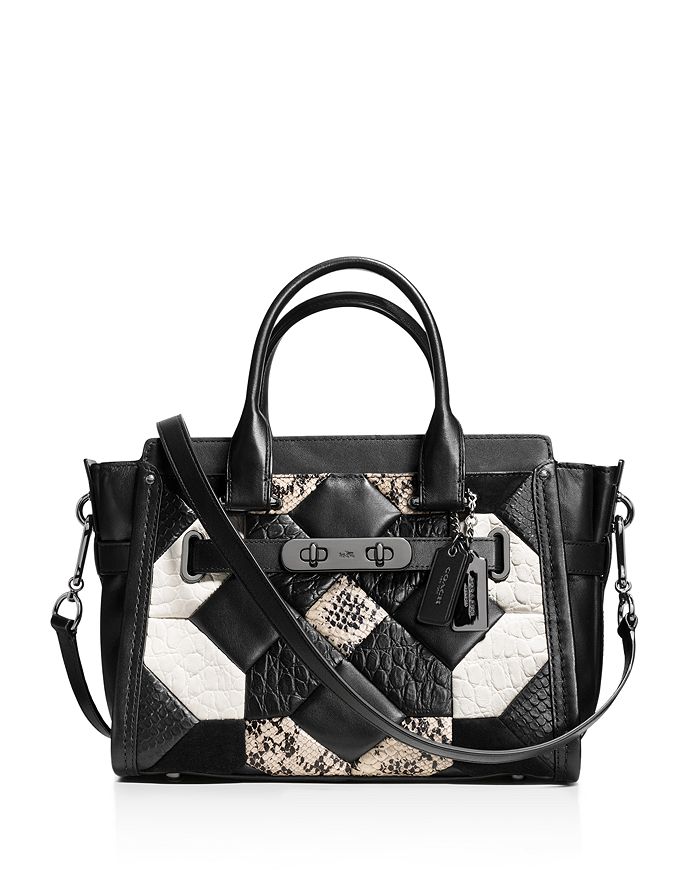 COACH Quilted Exotic Swagger 27 Satchel | Bloomingdale's