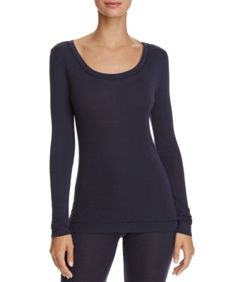 Hanro Silk & Cashmere Long Sleeve Top | Bloomingdale's