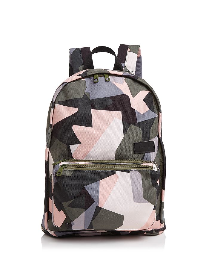STATE Lorimer Slim Abstract Camo Print Backpack | Bloomingdale's