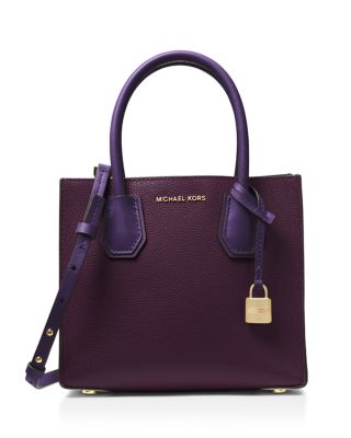 MICHAEL Michael Kors Mercer Color Block Medium Pebbled Leather ...