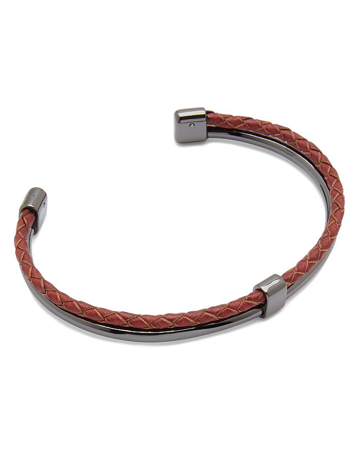 Ted Baker Ferrero Metal and Leather Bangle | Bloomingdale's