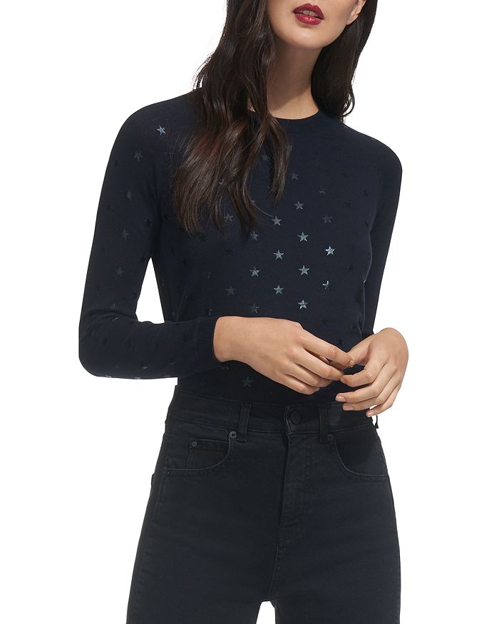Whistles Star Print Sweater | Bloomingdale's