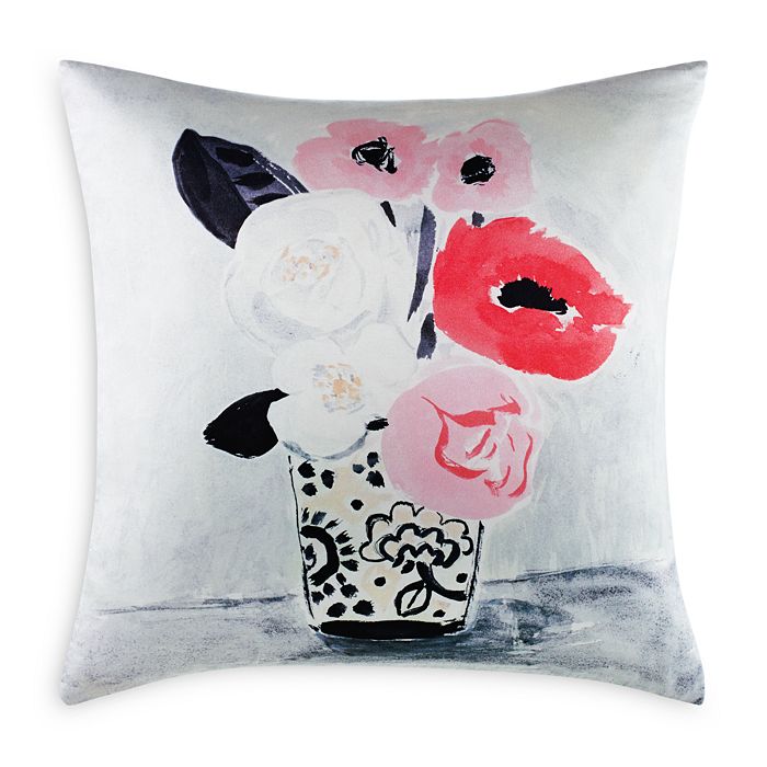 kate spade new york White Peony Decorative Pillow, 20" x 20 ...