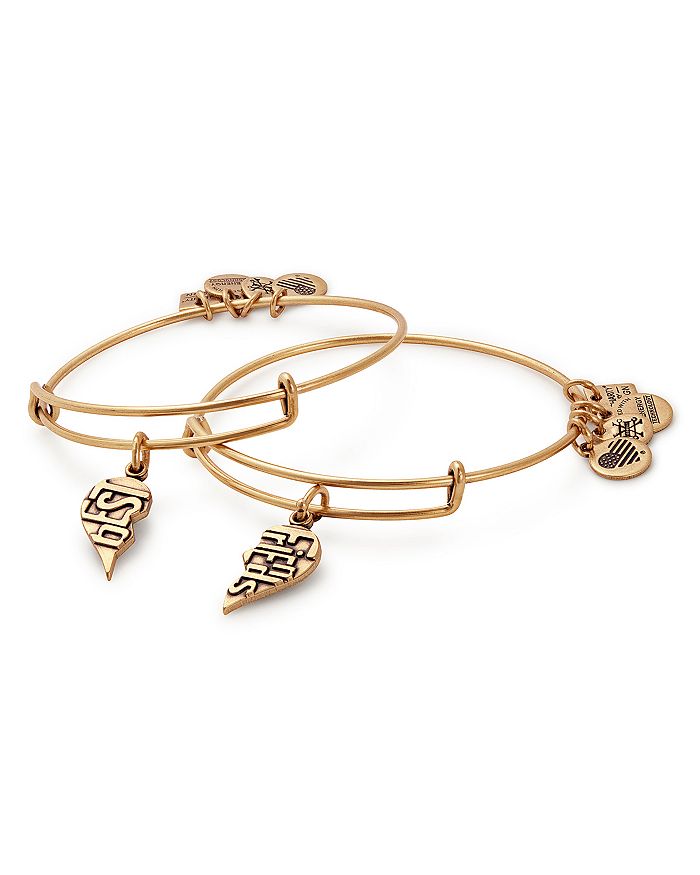 Alex and Ani Best Friends Expandable Wire Bangles, Set of 2 ...