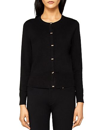 Ted Baker Indigar Bow-Button Cardigan | Bloomingdale's