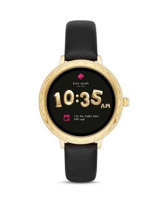 kate spade new york Gold-Tone Scalloped Case Smartwatch, 42mm ...