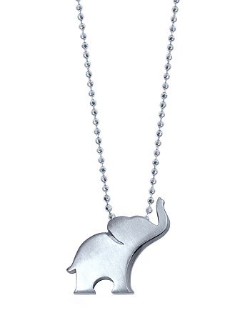 Alex Woo Little Luck Elephant Necklace, 16" | Bloomingdale's