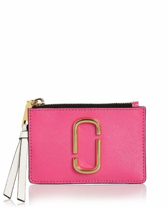 MARC JACOBS MARC JACOBS Top Zip Leather Multi Card Case | Bloomingdale's