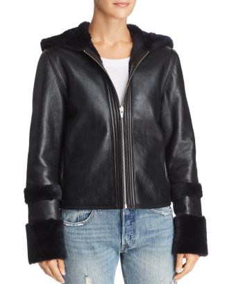 Veda Parker Reversible Shearling Jacket | Bloomingdale's